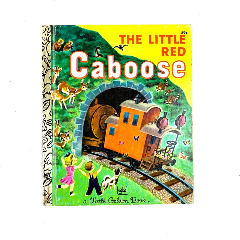1978 the Little Red Caboose A Little Golden Book Classic by - Etsy
