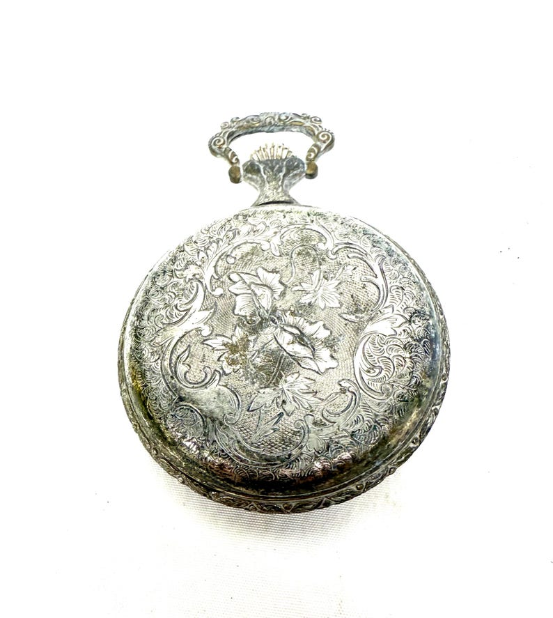 Vintage North Star 17 Jewel Pocket Watch in Andre Rivalle Silver Case ...