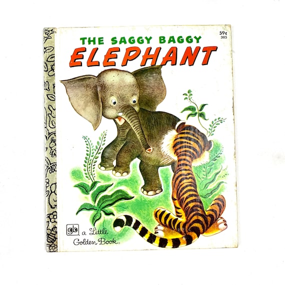 1978 the Saggy Baggy Elephant A Little Golden Book Classic by - Etsy