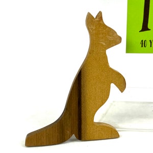 Vintage Refrigerator Magnets - Kangaroo - Wooden Cut Out Kangaroo ...