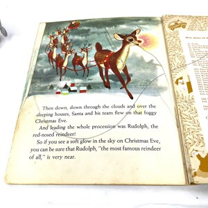 1958 Rudolph the Red-nosed Reindeer: A Little Golden Book - Etsy
