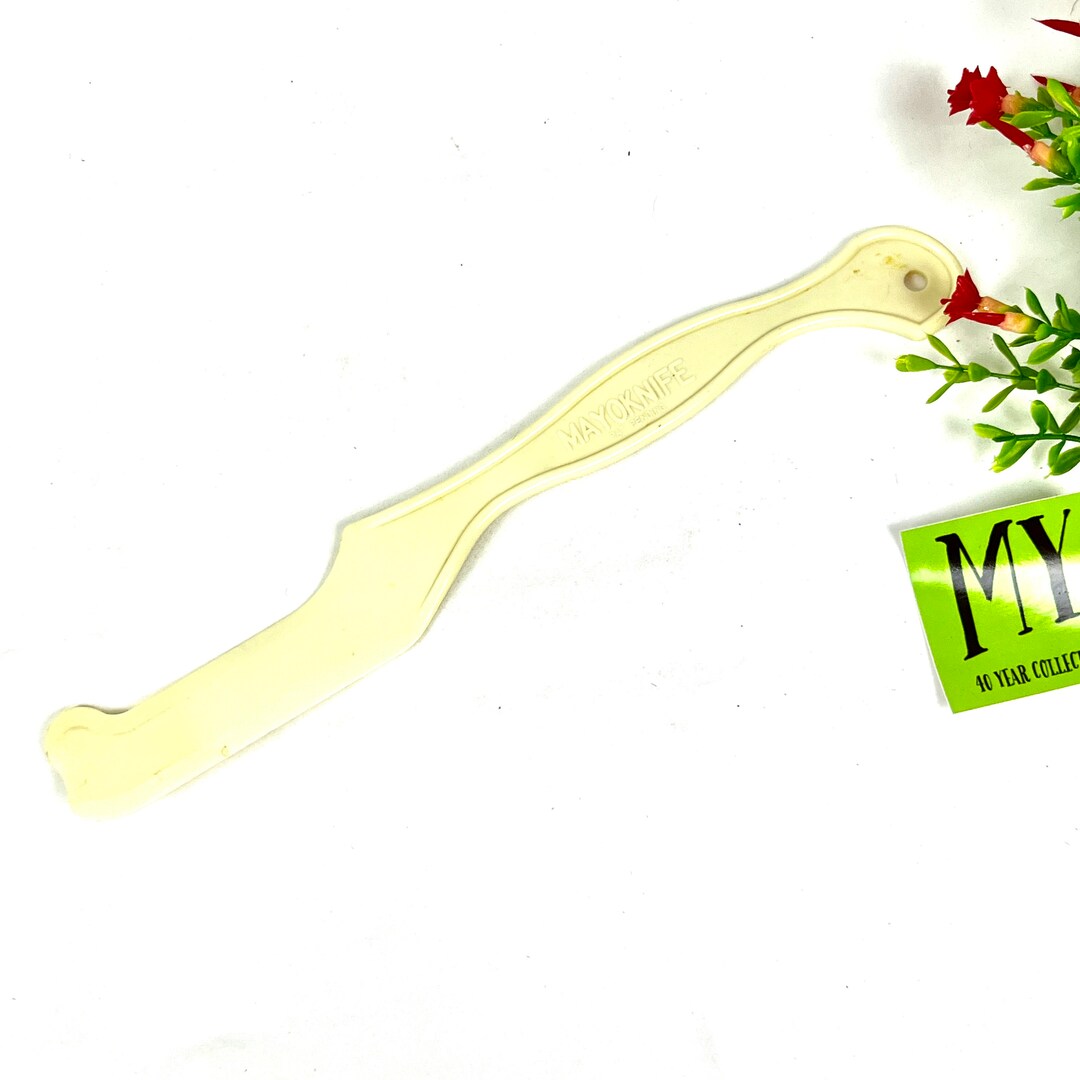 Vintage Mayoknife Plastic Pat Pending Jar Scraper Mayo Spreader Retro ...