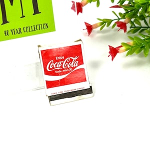 Vintage Coca Cola It's the Real Thing Matchbook, Collectible Tobacciana ...