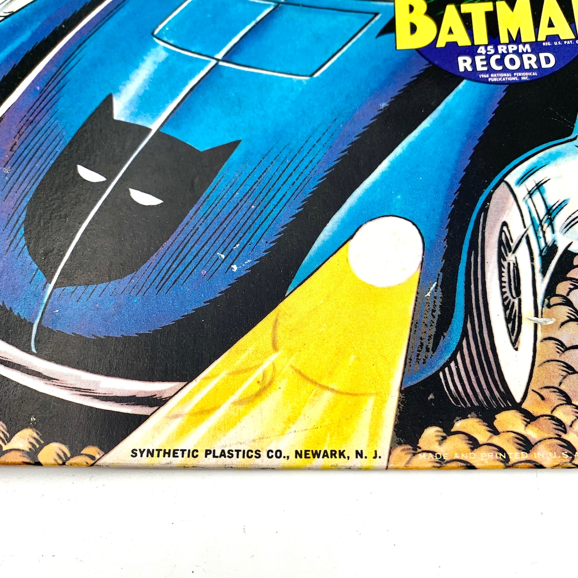 Vintage 1966 Batman 45 RPM Record Cover Batman and Robin | Etsy