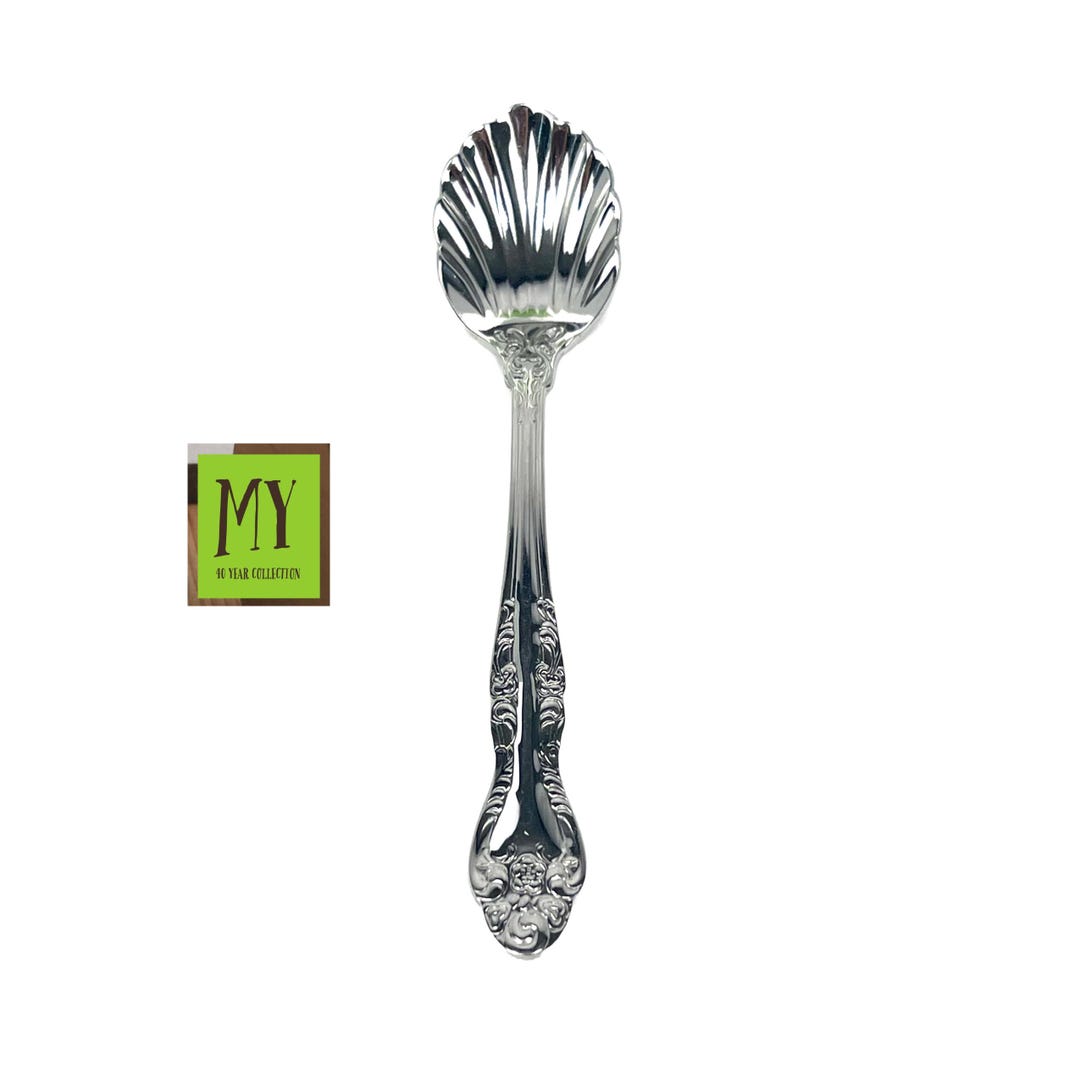 Vintage Oneida Secretariat Stainless Steel Shell Sugar Spoon - My40yearcollection - Etsy