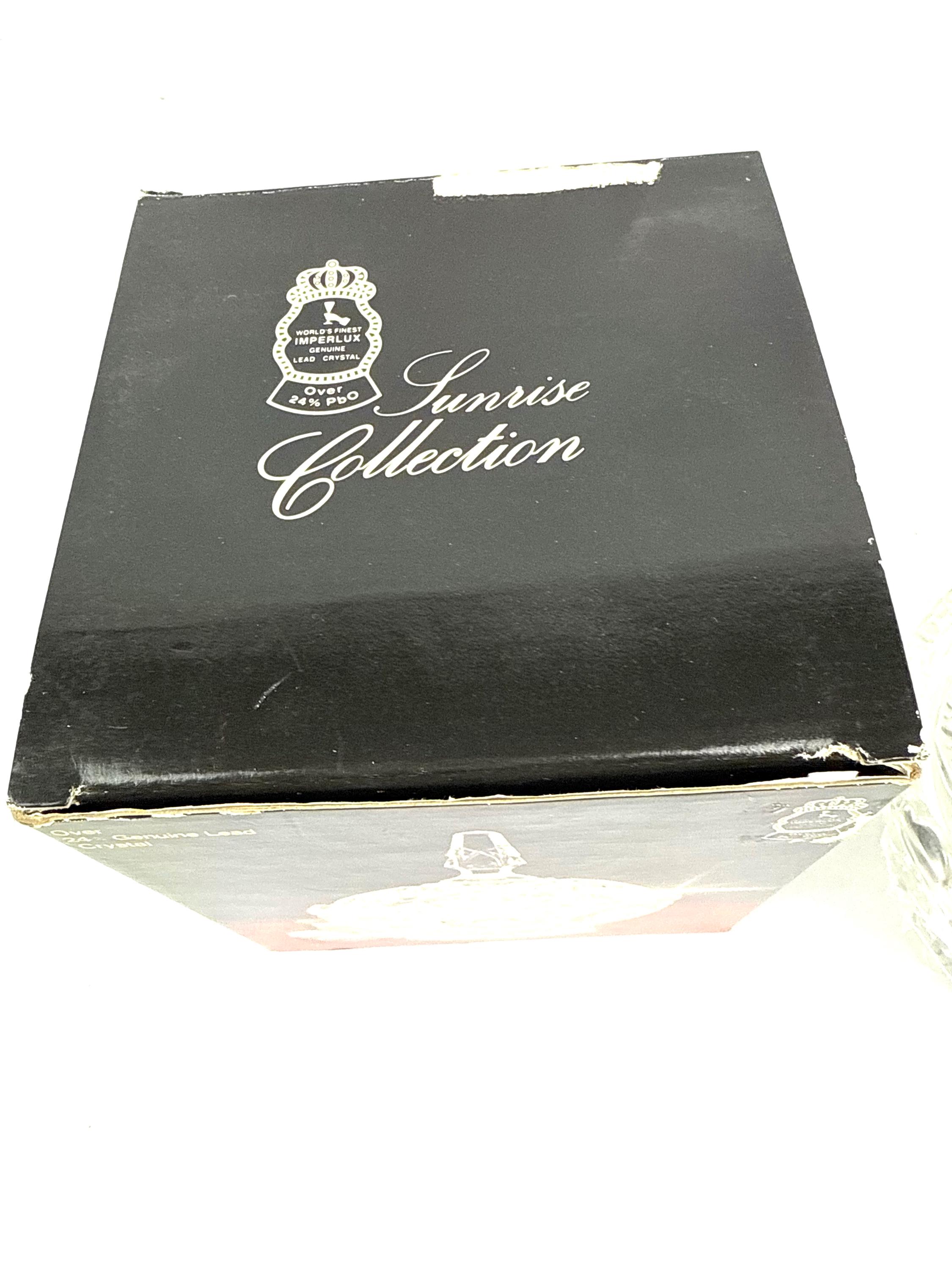 Vintage Imperlux Sunrise Collection Lead Crystal Candy Box With Lid in ...