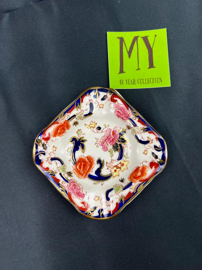 Vintage Ashtray - Mason's Mandalay - Ironstone - England - Square ...