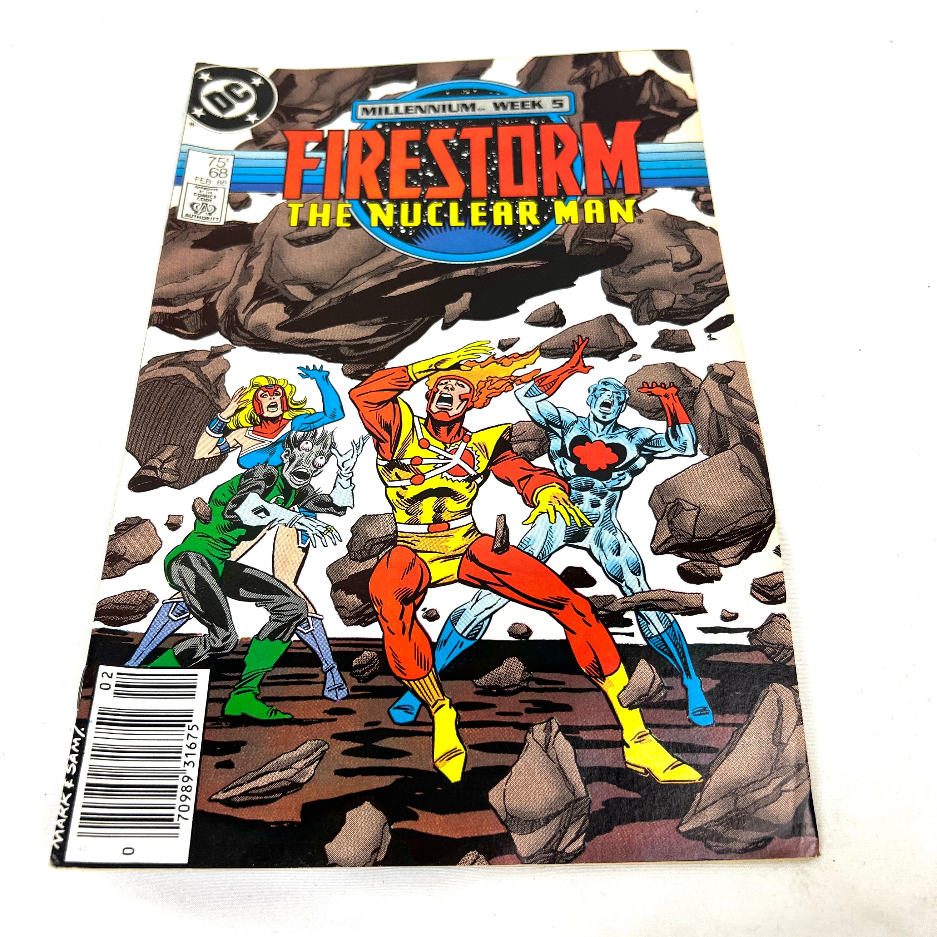 Firestorm Superhero Logo
