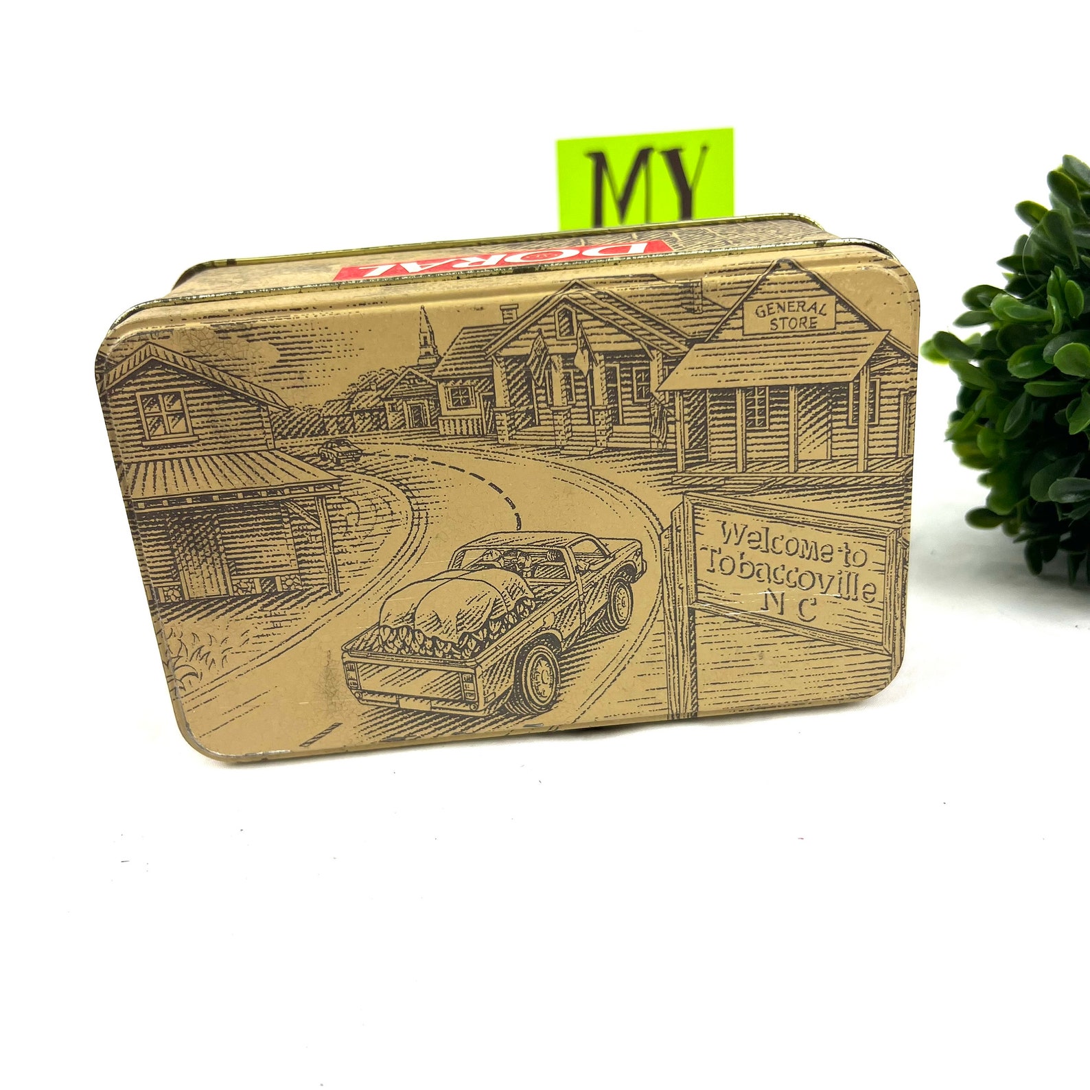 Vintage Doral Tin Canister: Tobaccoville NC Collector's Edition - Etsy
