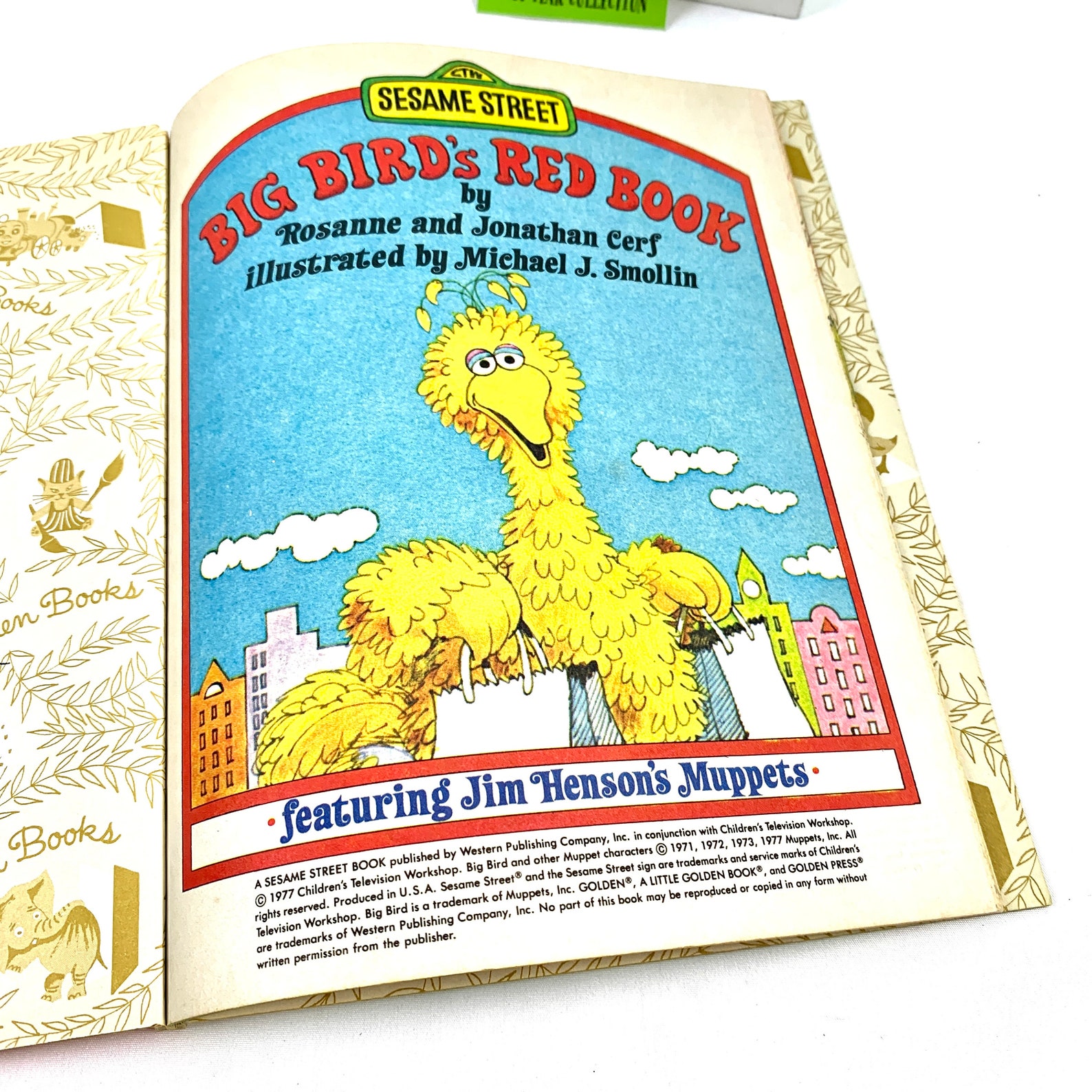 1977 Big Birds Red Book Sesame Street Little Golden Book - Etsy