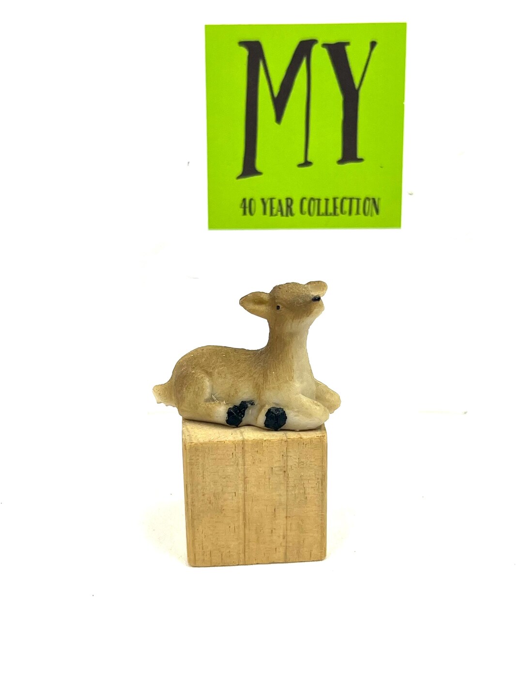 Vintage Miniature Ceramic Fawn Figurine: Deer Decor - Etsy