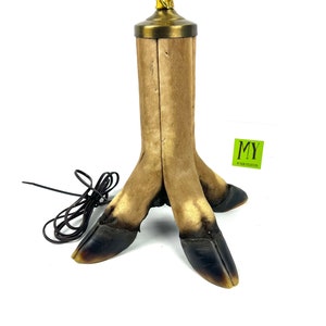 Vintage Lamp - Taxidermy African Kudu Hoof Lamp - Safari Lodge Decor ...
