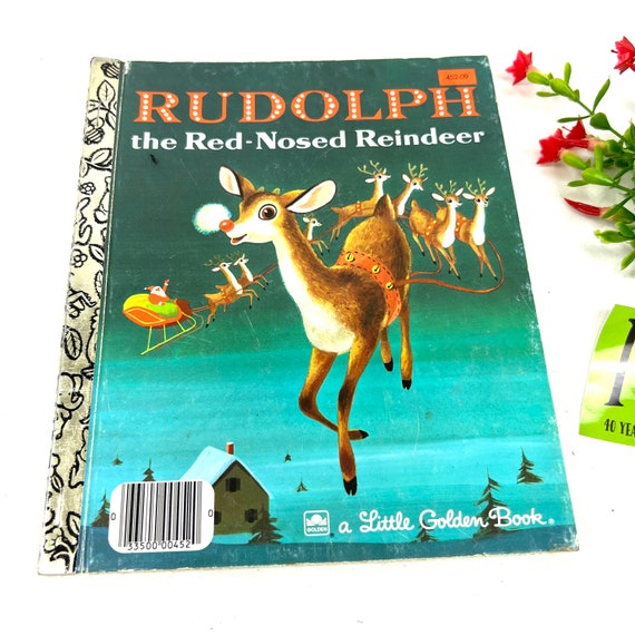 1990 Rudolph the Red Nosed Reindeer A Little Golden Book by - Etsy