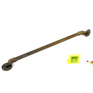 Vintage 29 Inch Brass Door Push Pull Bar Brass Towel Bar - Etsy