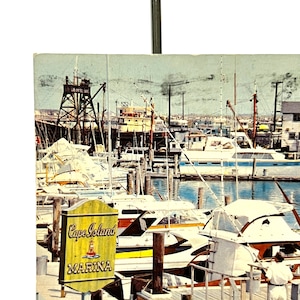 Vintage Cape May, New Jersey Cape Island Marina Postcard, Posted 1973 ...