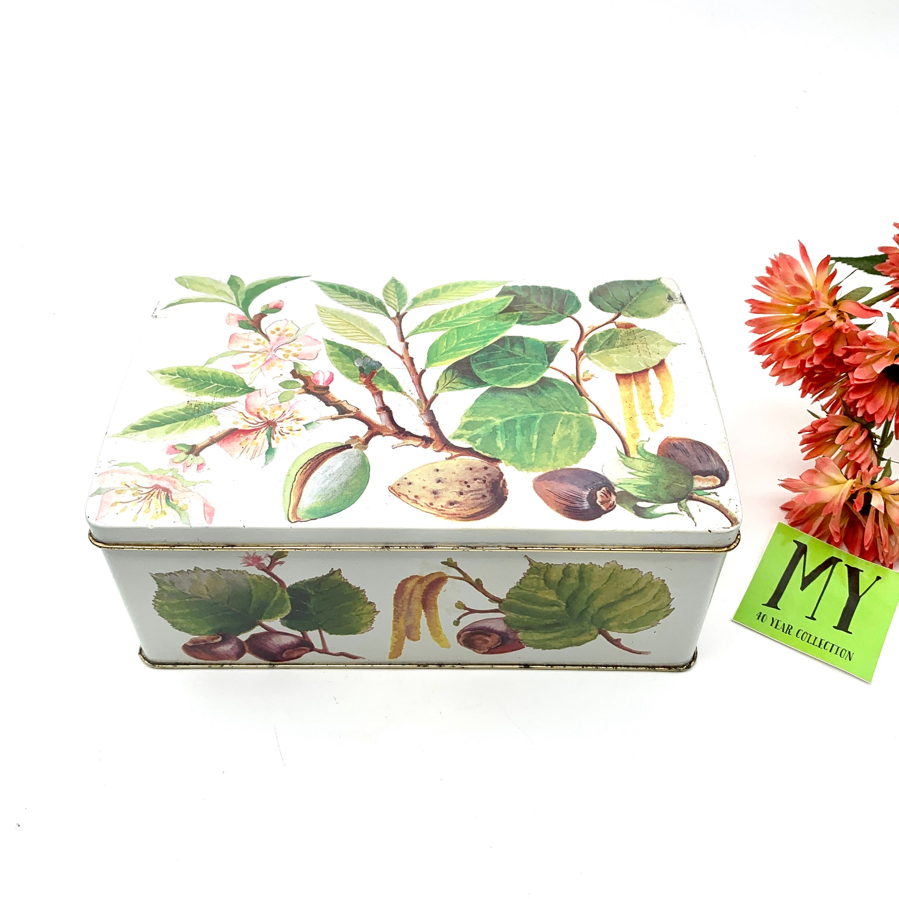 Vintage Tin Container Made in England Designed by Louise - Etsy