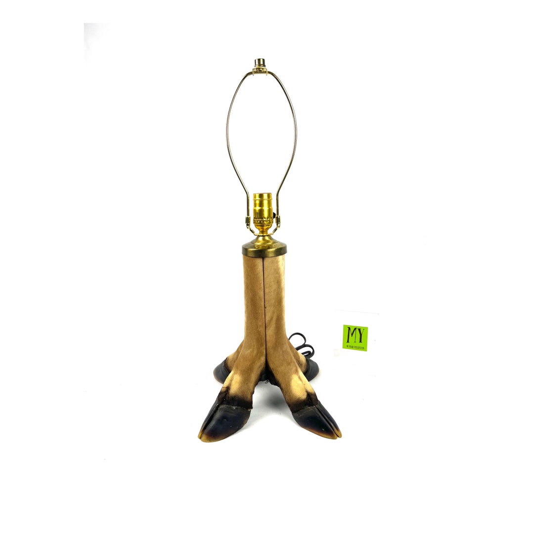 Vintage Lamp - Taxidermy African Kudu Hoof Lamp - Safari Lodge Decor ...