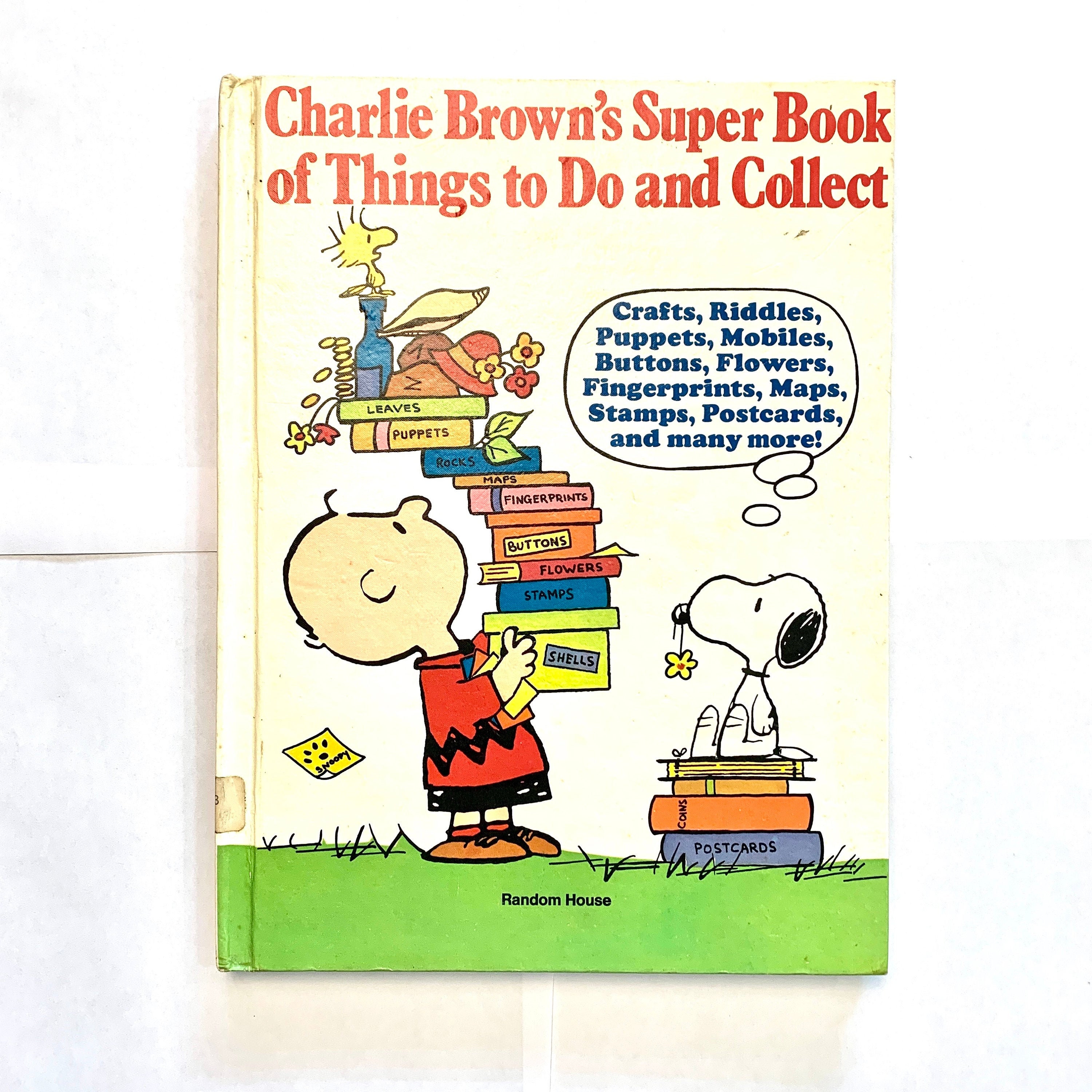 Charlie Brown's Super Book of Things to Do and Collect | Etsy