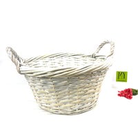 White Basket - Etsy