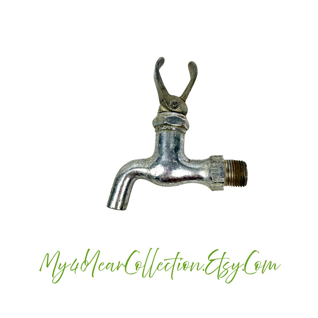 Antique Milwaukee Brass Mfg Co Rabbit Ear Faucet – Spring-loaded Handle ...