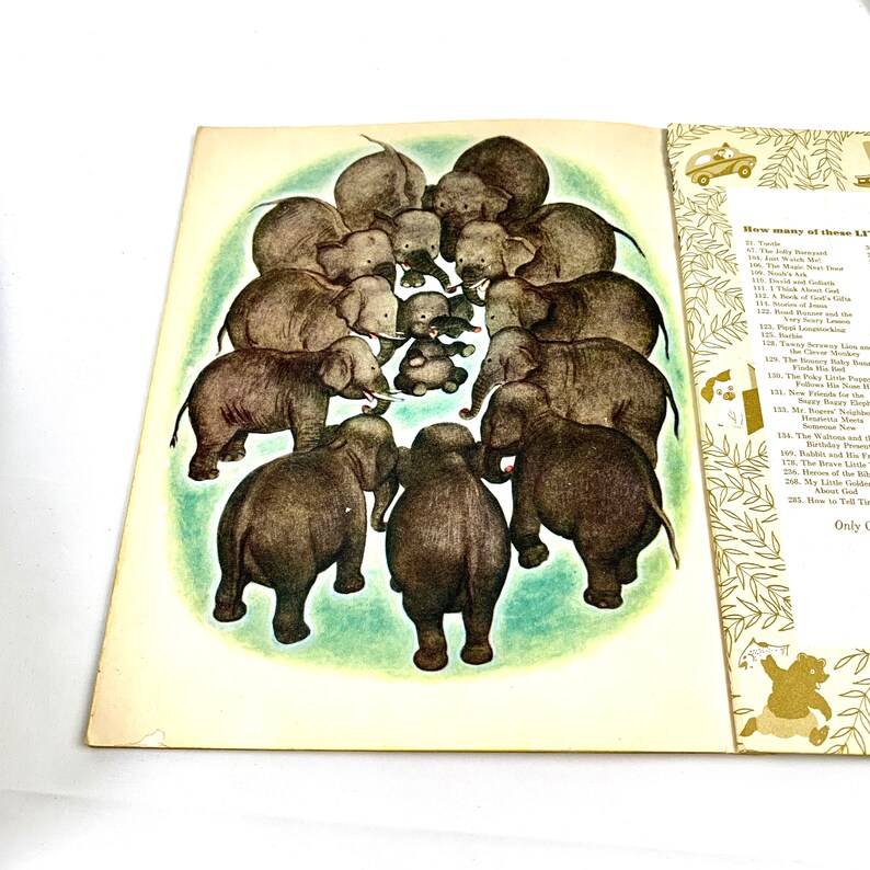 1978 the Saggy Baggy Elephant A Little Golden Book Classic by - Etsy