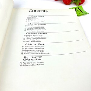 1980 Hallmark Celebrate the Four Seasons Cookbook Hardcover With Sleeve ...