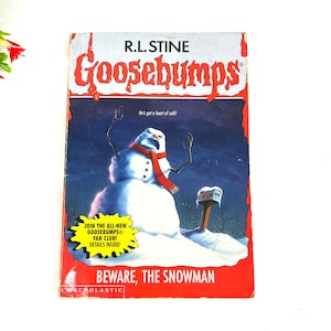 1997 Goosebumps by R.L. Beware the Snowman Scholastic Book ...