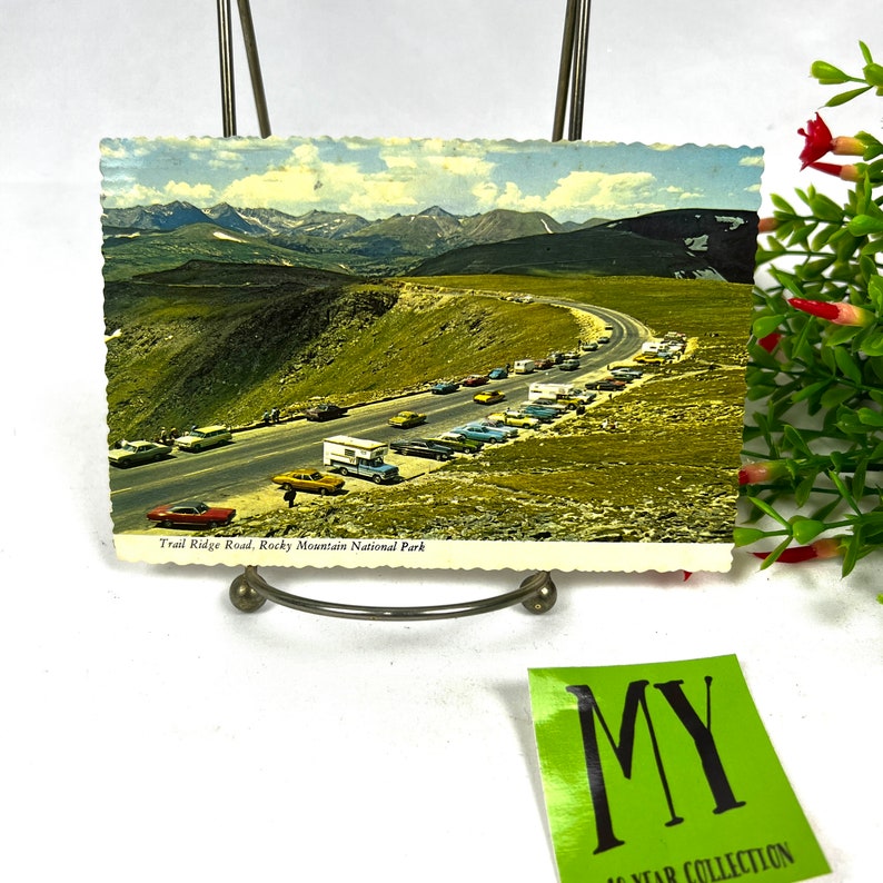 Trail Ridge Road Rocky Mountain National Park 1970s Postcard - Etsy