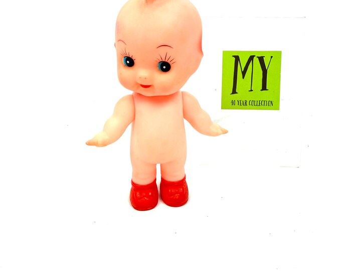 Vintage Kewpie Doll With Red Shoes - 6 Inch Standing - Japanese Doll ...