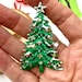 Adorable Vintage Enamel Christmas Tree With Rhinestones Pin ...