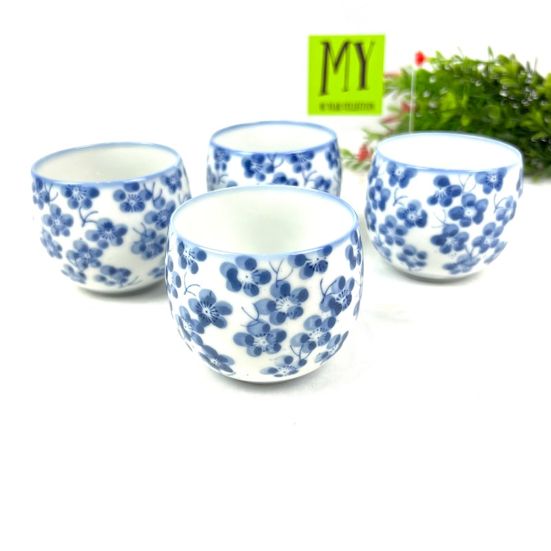 Blue White Tea Cup - Etsy