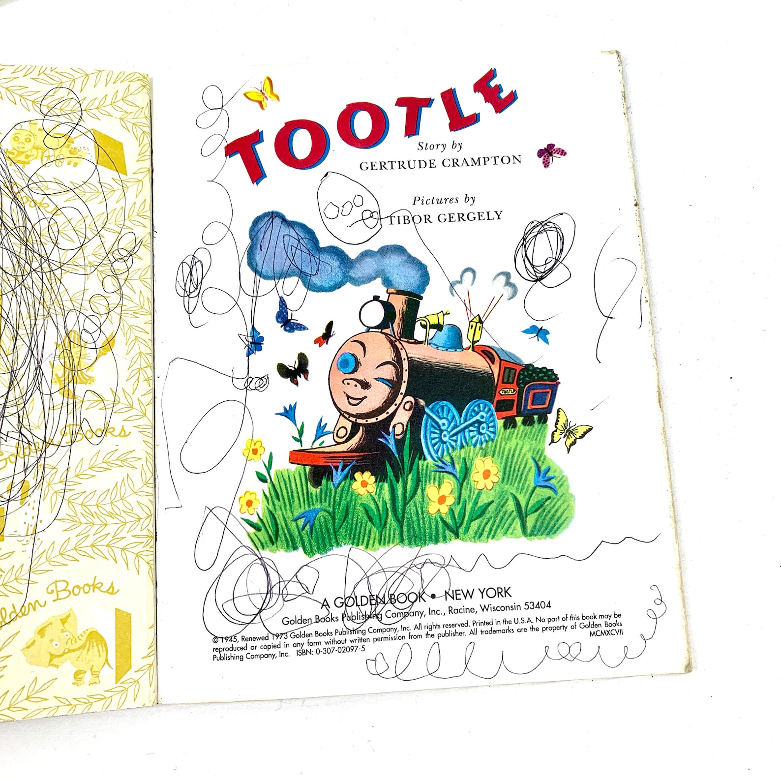 1973 Tootle A Little Golden Book Classic by Gertrude Campton - Etsy