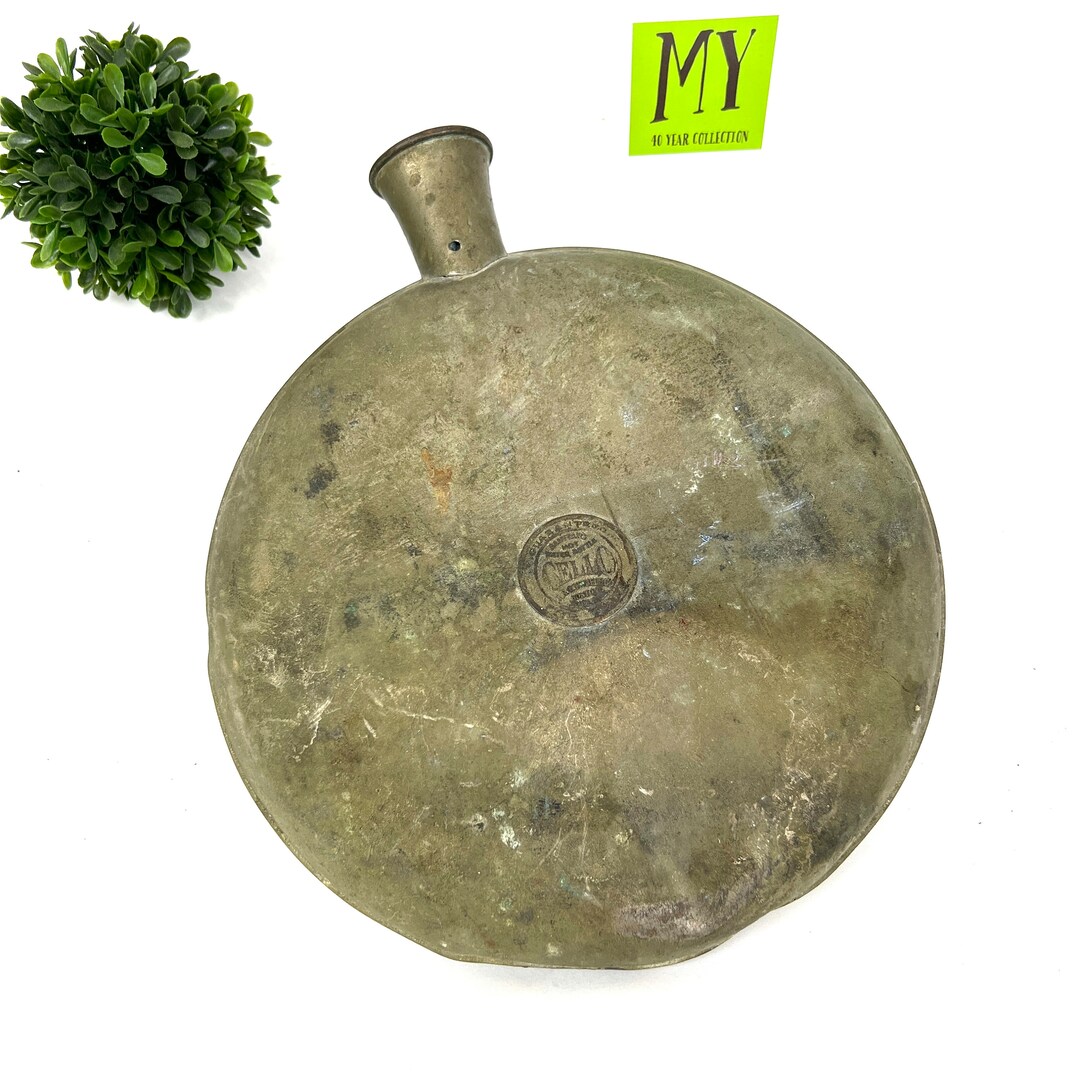 Antique Brass CELLO Hot Water Container: Rustic Mancave Decor - Etsy