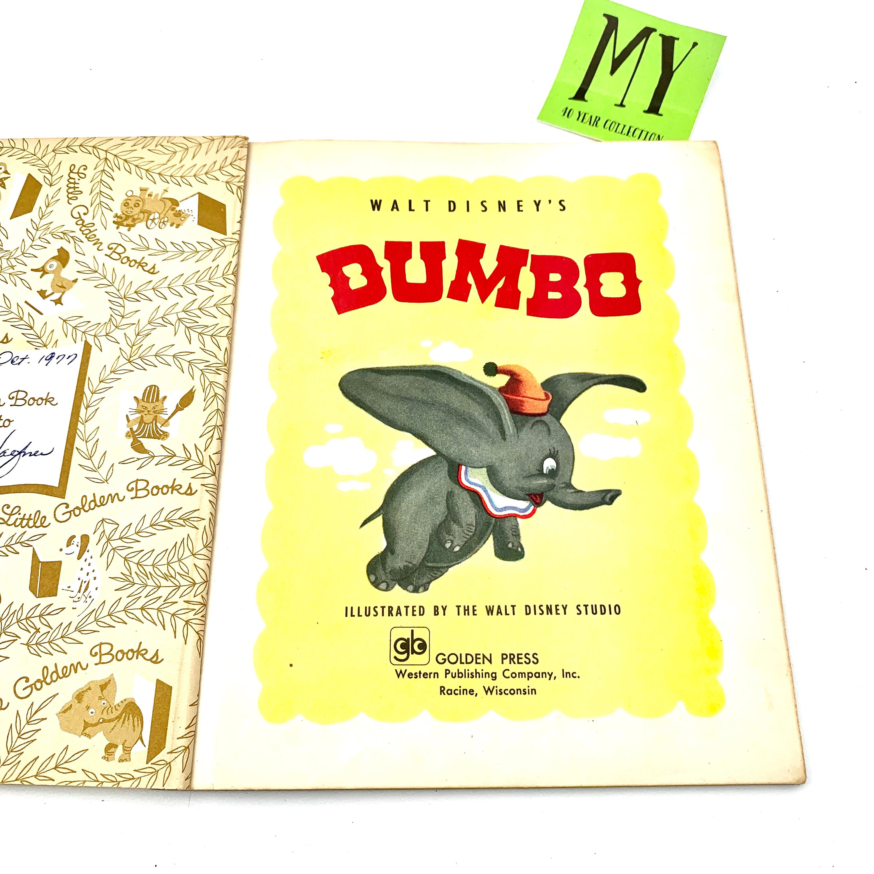 1976 Walt Disneys Dumbo Hard Cover Book a Little Golden Book | Etsy