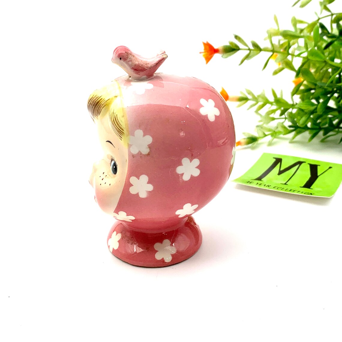 Vintage Napco Miss Cutie Pie Girl in Pink Pepper Shaker ONLY - Etsy