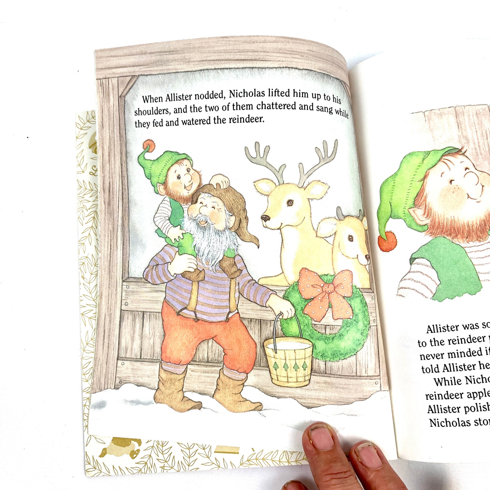 1987 the Littlest Christmas Elf A Little Golden Book 459-12 by - Etsy