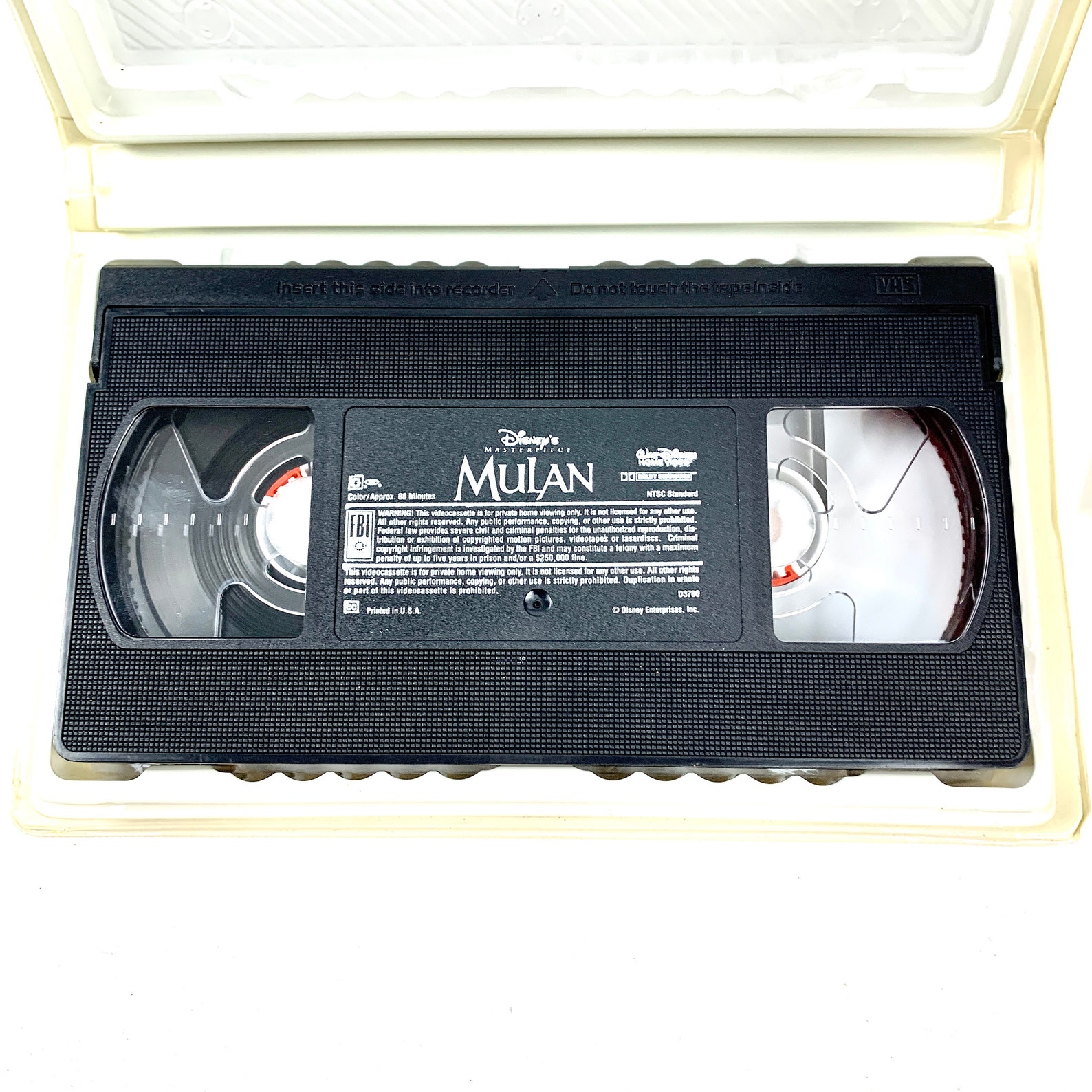 1999 Mulan Disney's Masterpiece Collection VHS Collectible Disney ...