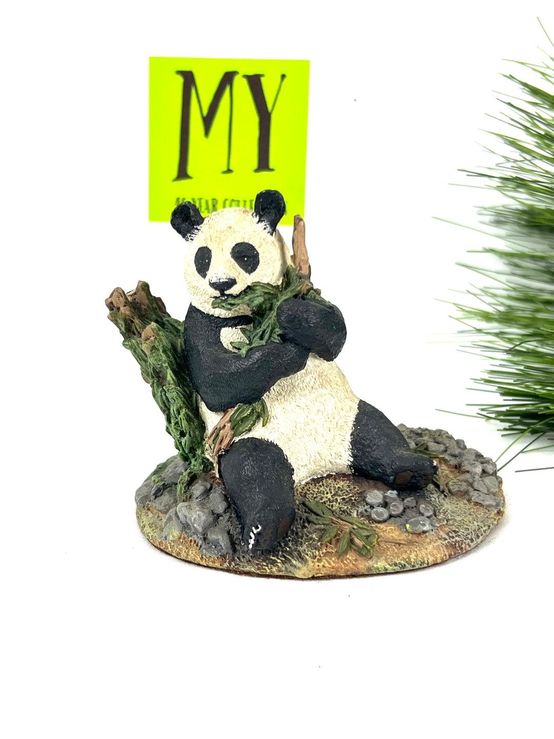 Vintage Giant Panda Figurine -1987 Franklin Mint - Porcelain Panda ...