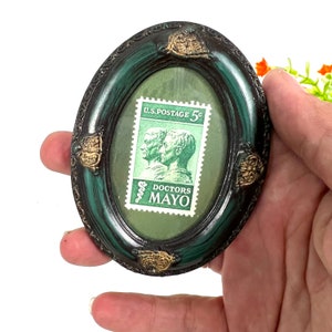 Vintage Framed Honoring Mayo Clinic Doctors 5 Cents Stamp #1251 ...