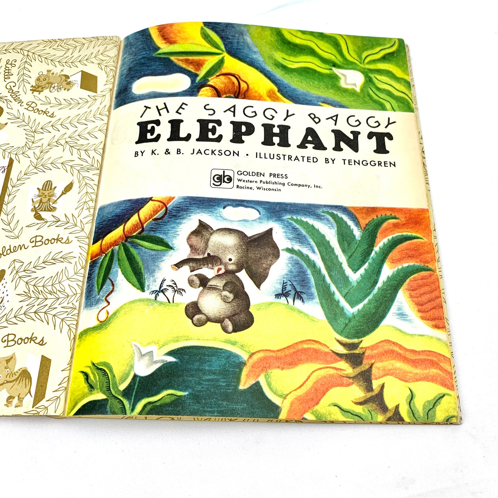 1978 the Saggy Baggy Elephant A Little Golden Book Classic by - Etsy