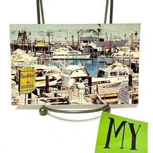 Vintage Cape May, New Jersey Cape Island Marina Postcard, Posted 1973 ...
