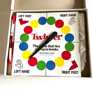 Vintage 1997 Milton Bradley Twister - the Game That Ties You up in ...