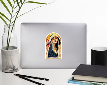 St. Catherine of Siena Saint Sticker Vinyl Sticker - Etsy