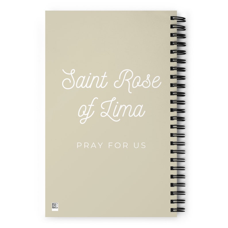 St. Rose of Lima Prayer Journal - A Digitally Created Watercolor ...