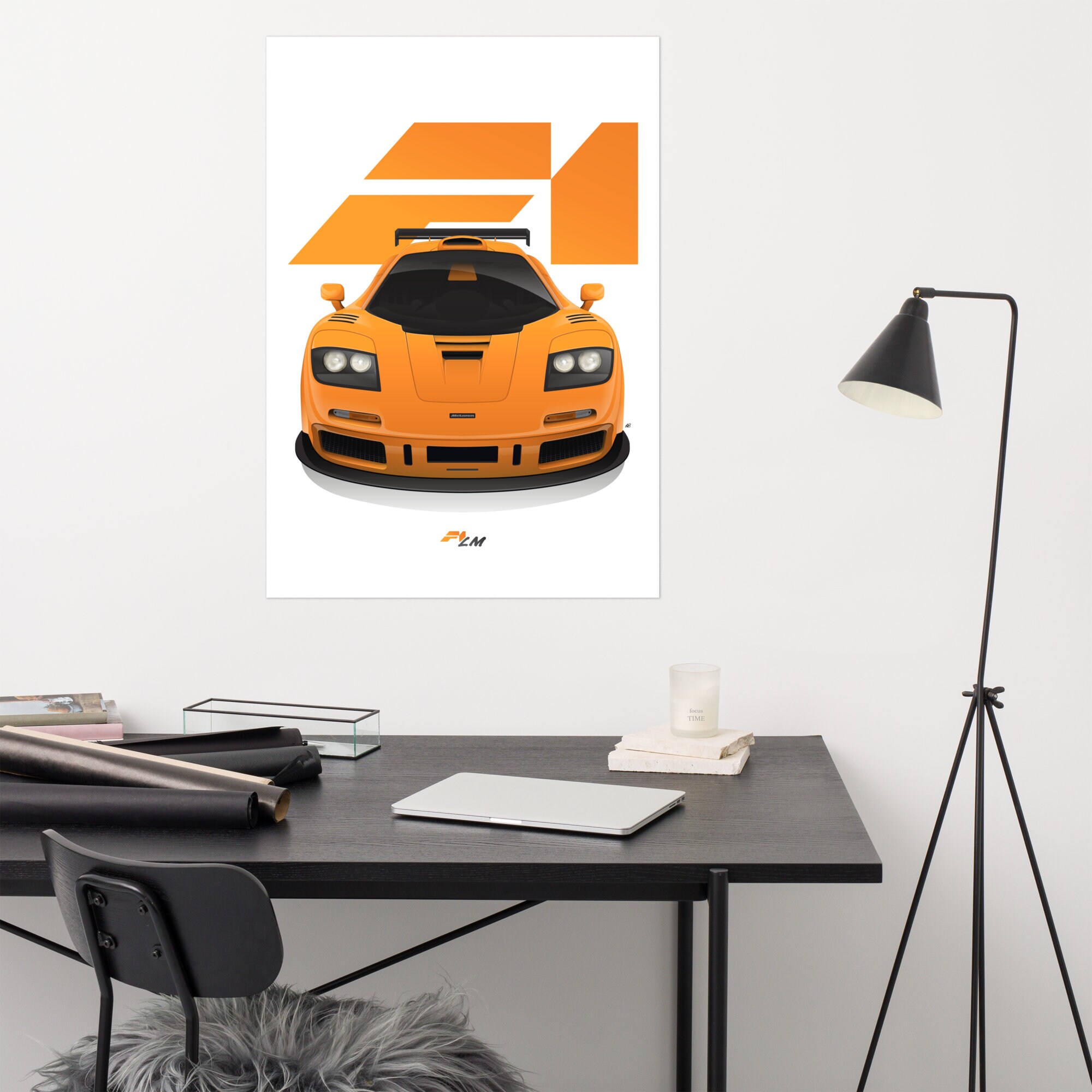 Mclaren F1 LM Print [white] - Etsy