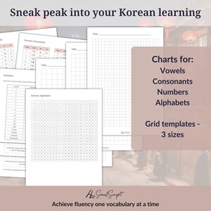 Learn Korean Hangul Alphabet Study Hangeul With Easy and Engaging ...