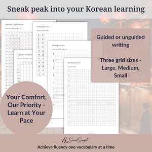 Learn Korean Hangul Alphabet Study Hangeul With Easy and Engaging ...