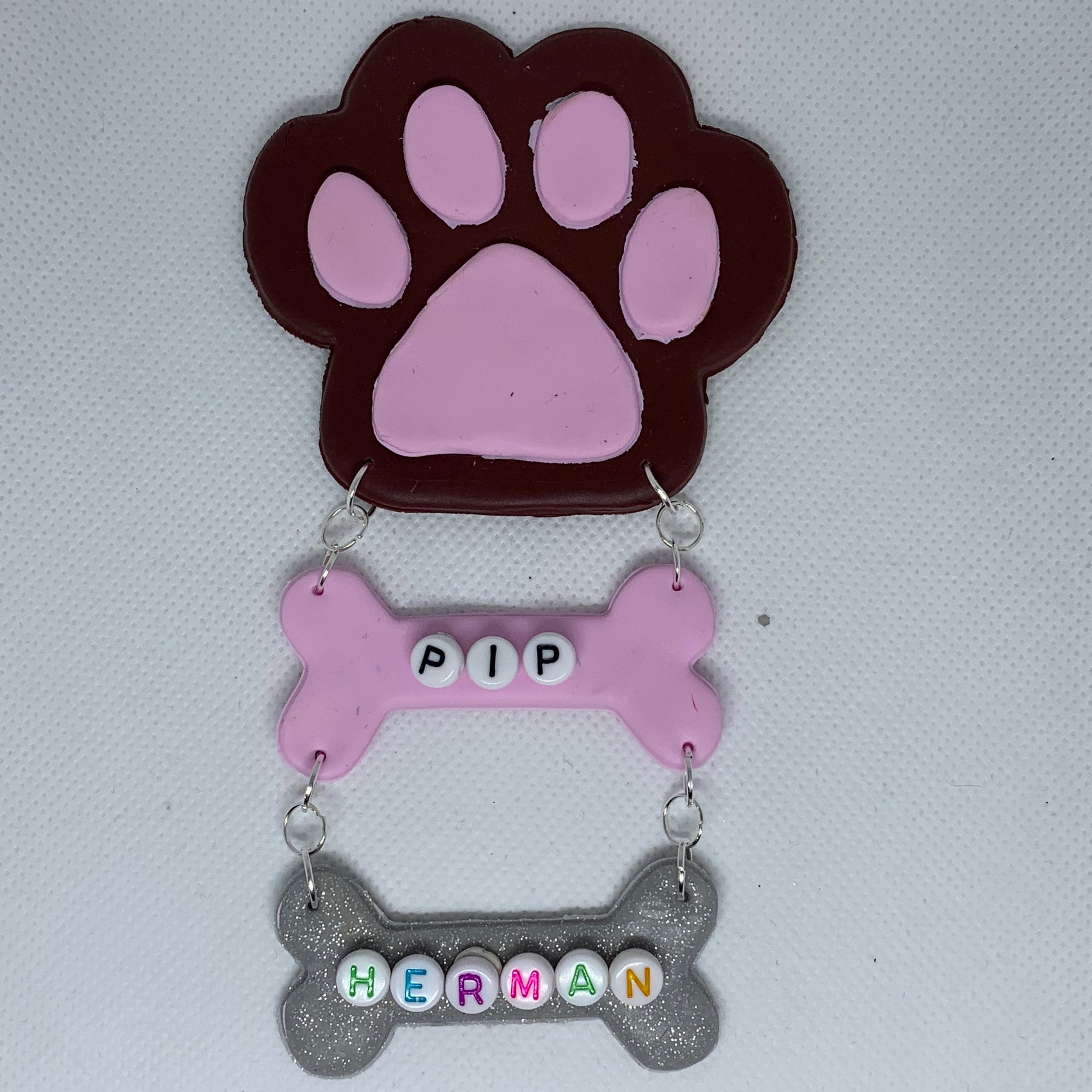 Personalised Paw Print Plaques | Pet Name Plaques - Etsy UK