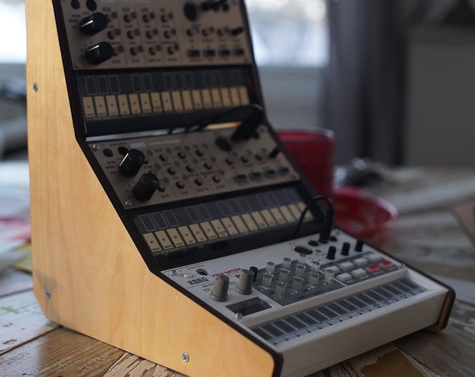 Impossibleshape 3 Tier Volca Rack - Wooden Stand for Korg Volca ...