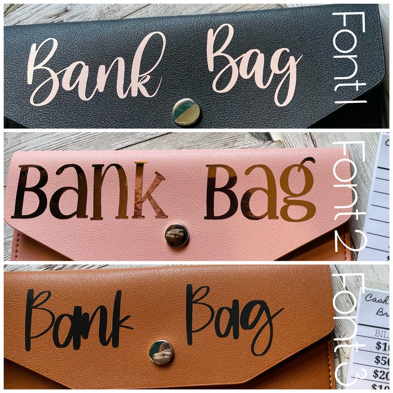 Bank Bag Money Bag Cash Withdrawal Bag Cash Envelope Bank - Etsy